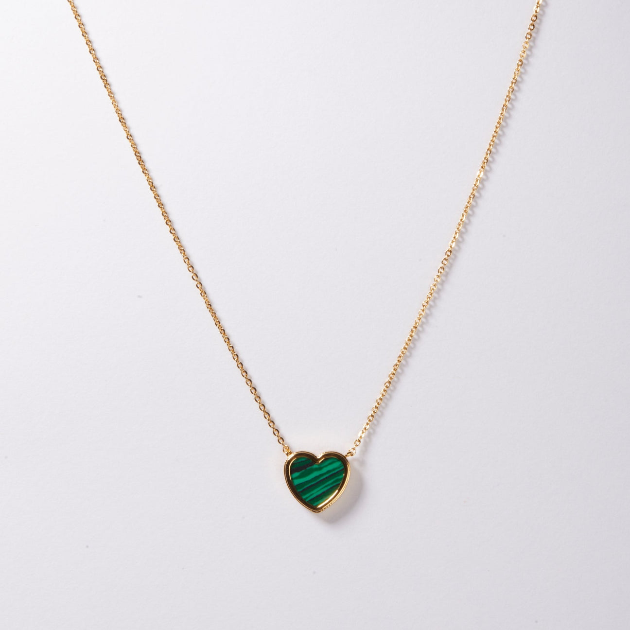 COLLAR CORAZÓN MALAQUITA – SOPHIE CROWN